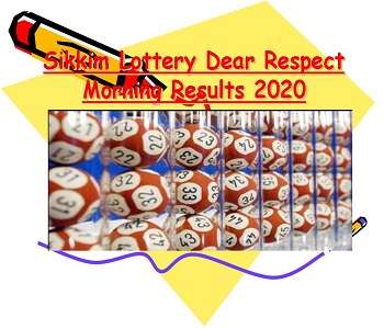 Sikkim Lottery Dear Respect Morning Results 28/9/2020 Lottery Sambad ...