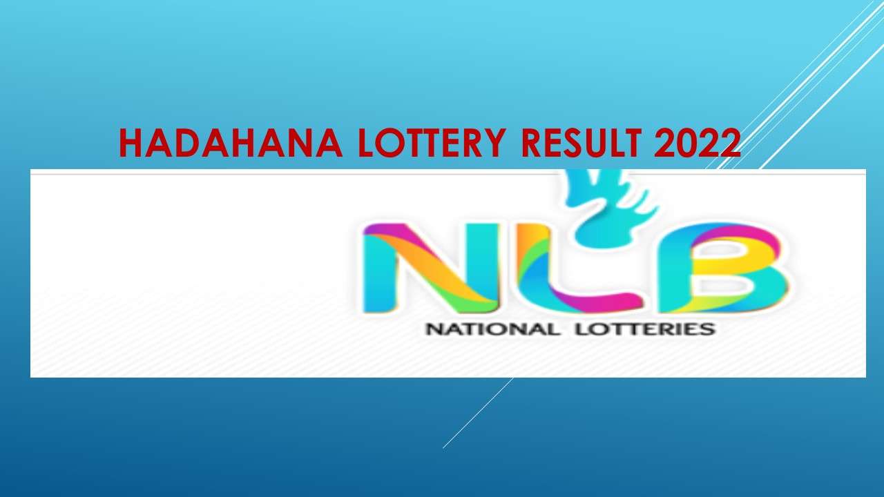 Hadahana Lottery Result 2022 Today Handahana Lottery Results National ...