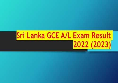 Sri Lanka GCE A/L Exam Result 2022 (2023) Index Number Wise Advance ...